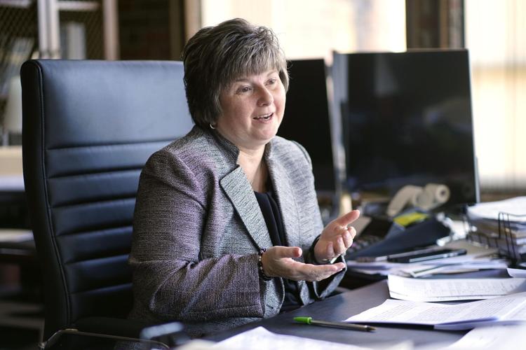 Mayor Jennifer Macksey looks back, and ahead, from her corner office in ...
