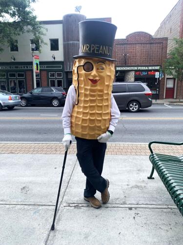 'Mr. Peanut' appeared on the sidewalk in front of the Banner | Local ...