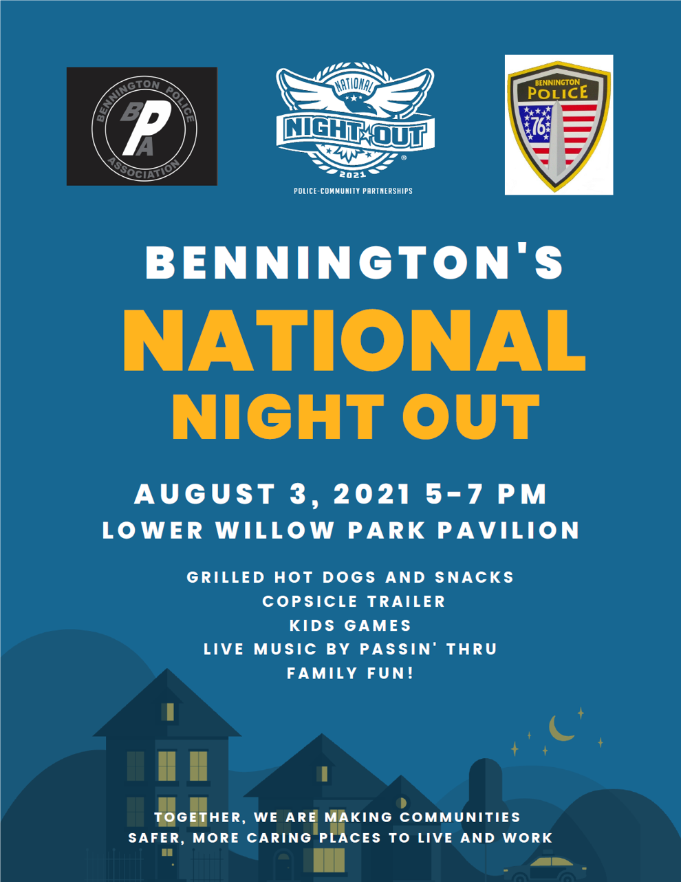 Bennington police are planning a community picnic in August | Local ...