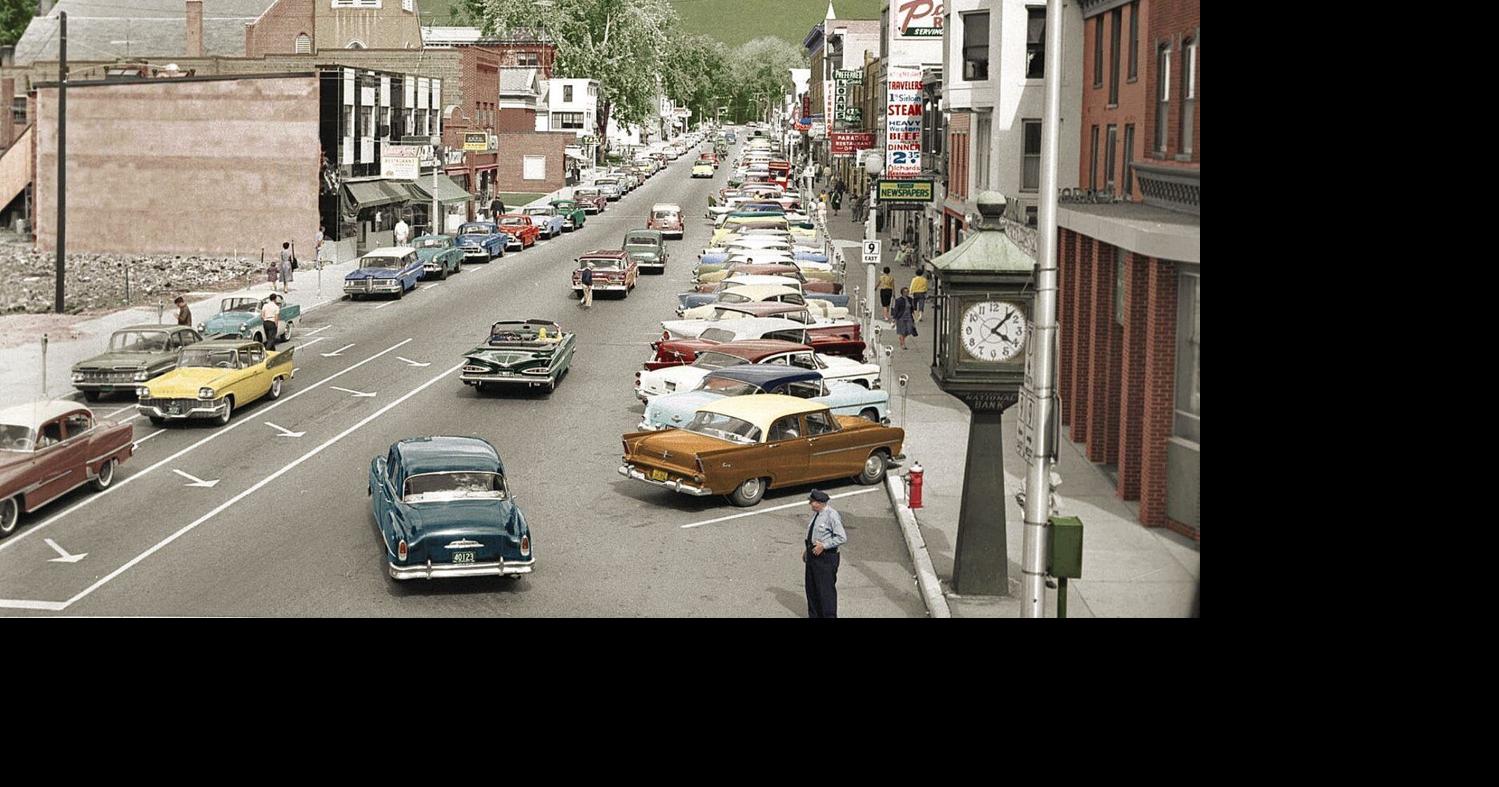 The past, colorized: Traffic on Main Street, 1960 | Entertainment ...