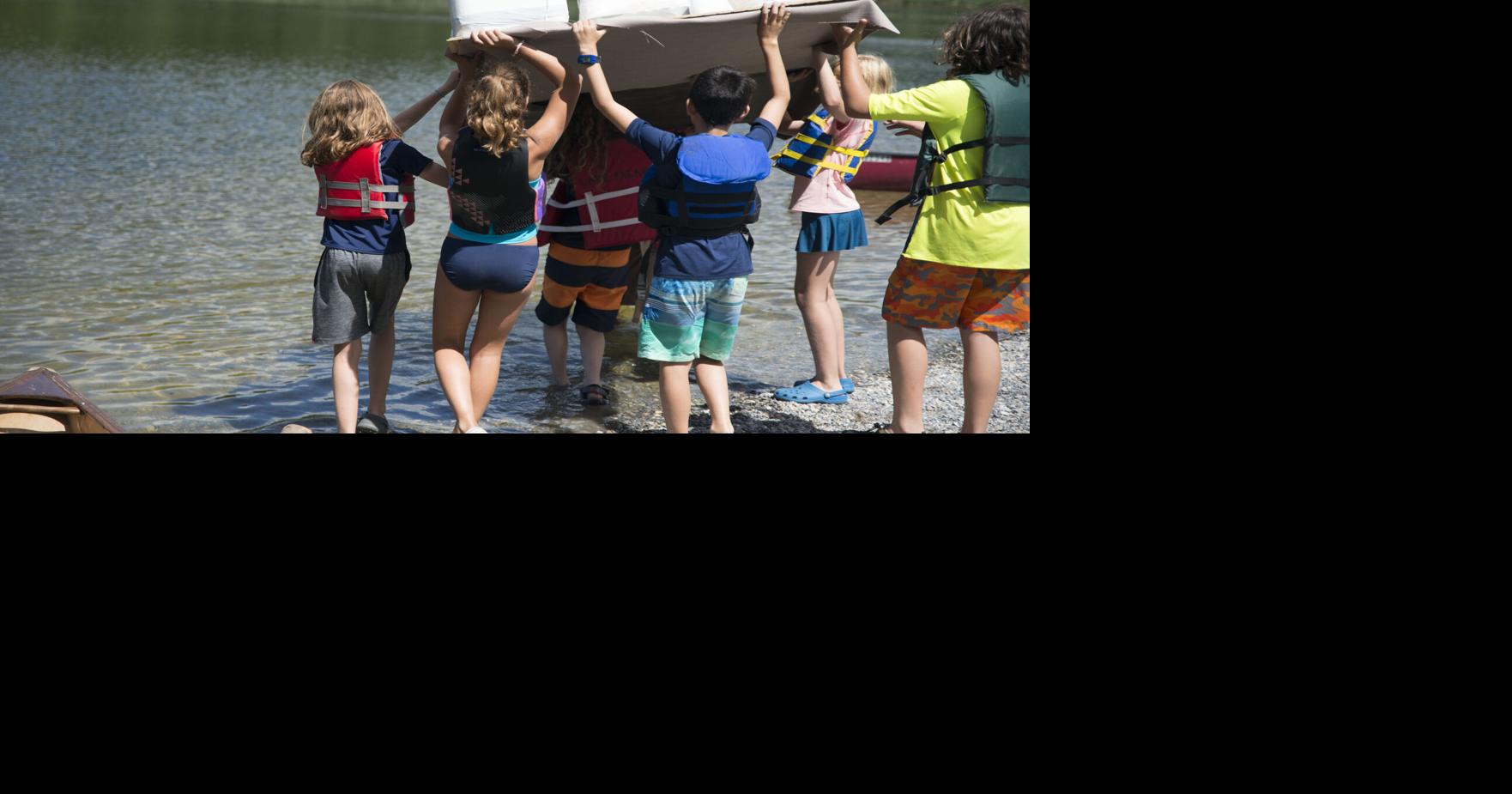 Video: 'They float!' Camp Danger crosses Lake Paran on homemade rafts ...
