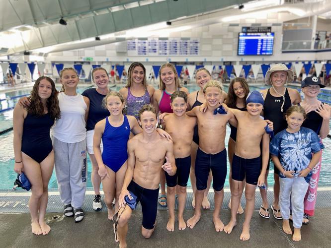 Manchester Tritons' Harper Stevenson sweeps the podium at state meet ...