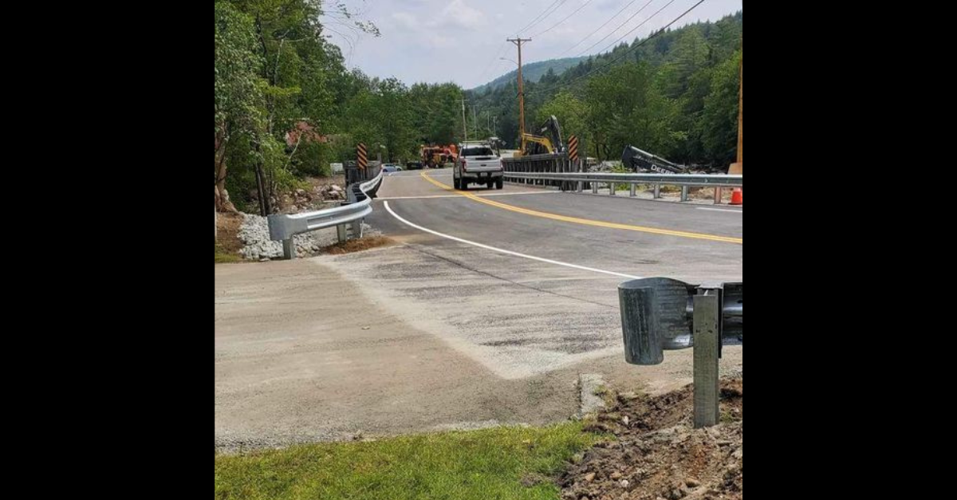 Route 30 reopens as temporary bridge over Winhall River is finished ...
