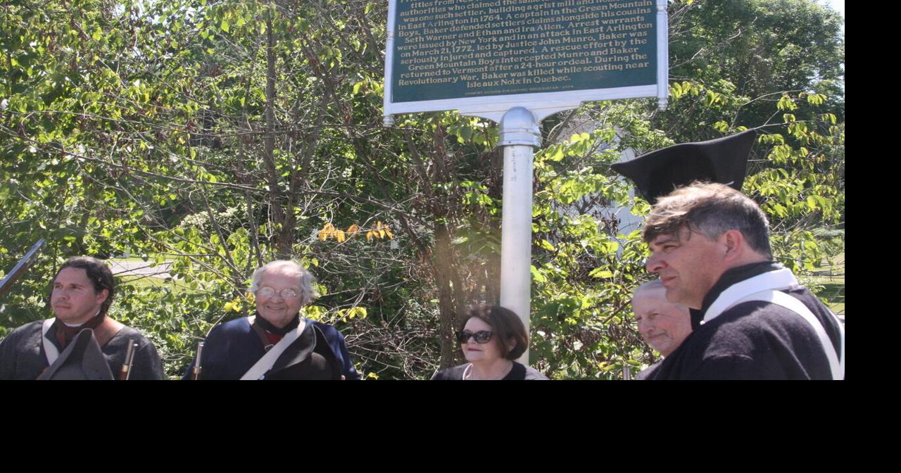 Historic marker dedicated to Capt. Remember Baker 250 years after his death | Business ...