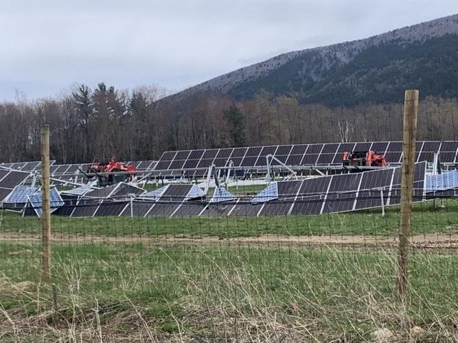 Wind damage, fire lead to questions about solar array | Local News ...