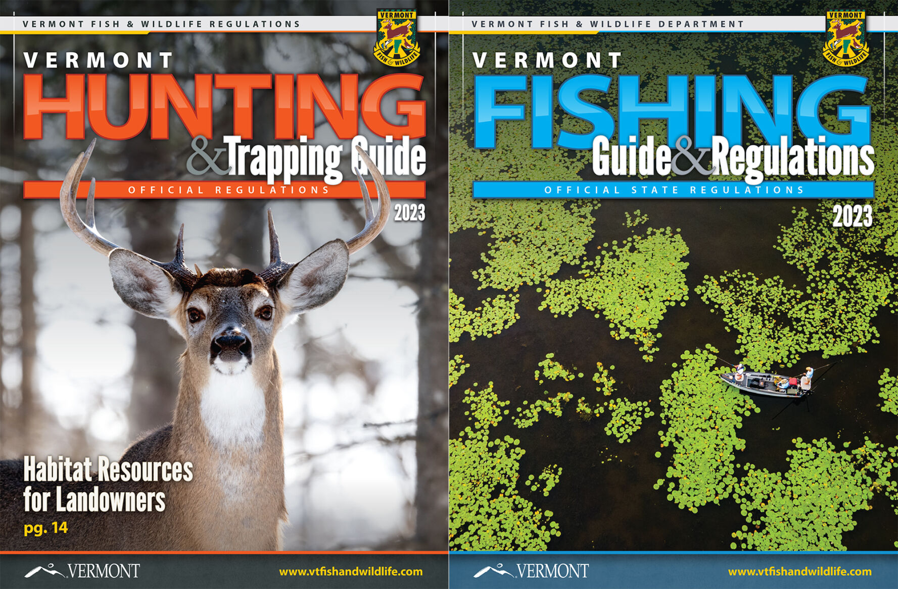 Vermont 2023 hunting and fishing licenses and lawbooks available ...