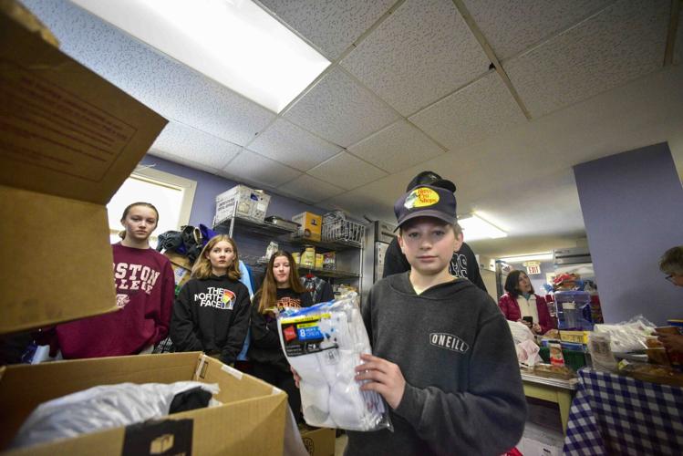 BF Middle School Student Council collects socks for Our Place | Local ...