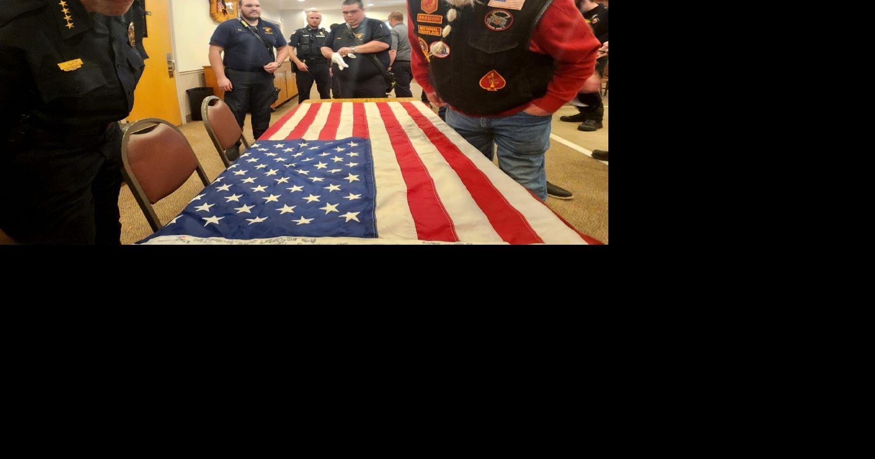 Brattleboro first responders welcome Ground Zero Flag Team in 9/11 flag ...