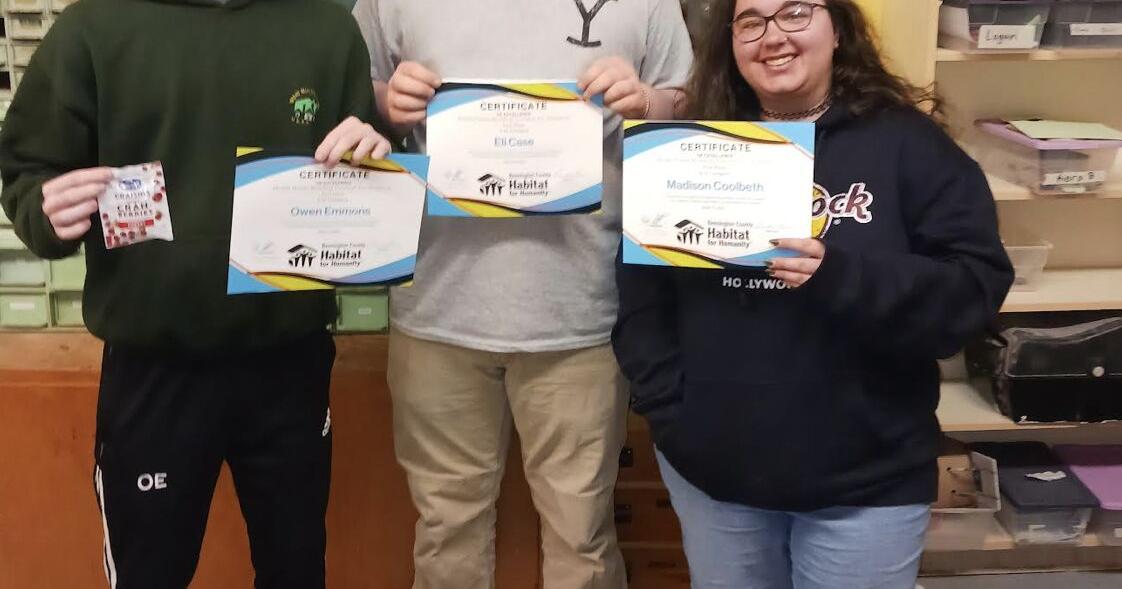 AMHS students win Habitat contest | Community News | benningtonbanner.com