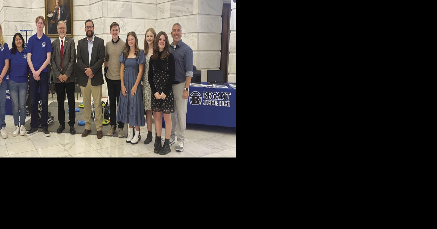 Bryant Junior High robotics team participates in Legislation Day at ...