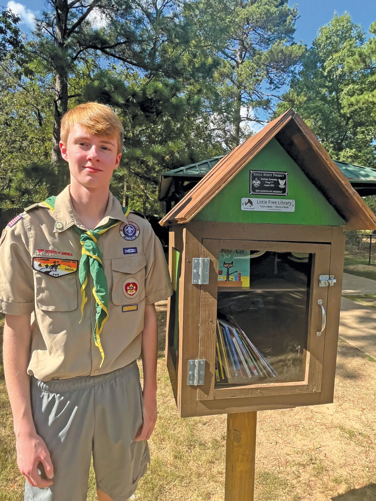 Scout creates library for Eagle Scout project | News | bentoncourier.com