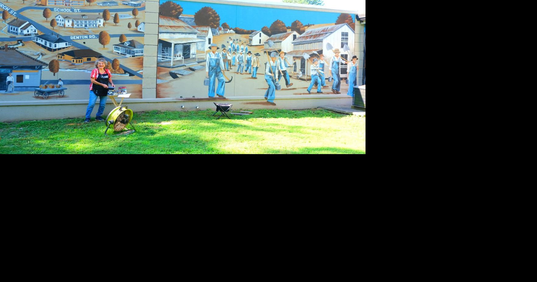 Mural captures Bauxite’s rich mining history | News | bentoncourier.com