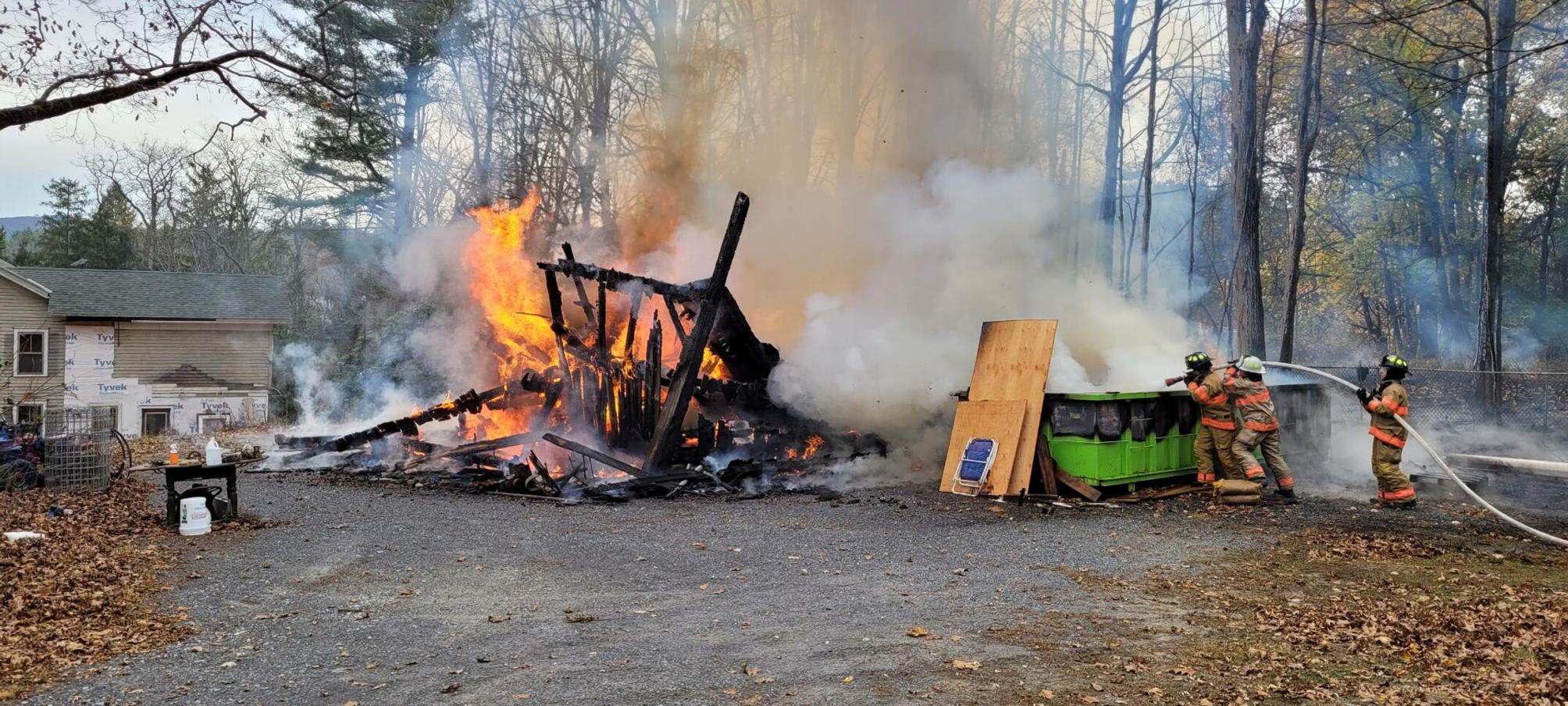 Stockbridge barn is 'a total loss' after Monday morning fire | Breaking ...
