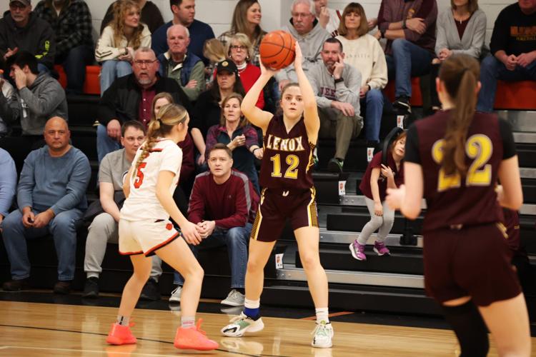 Top-seeded Lenox holds off Lee in PVIAC Western Mass. Class C girls basketball quarterfinal ...