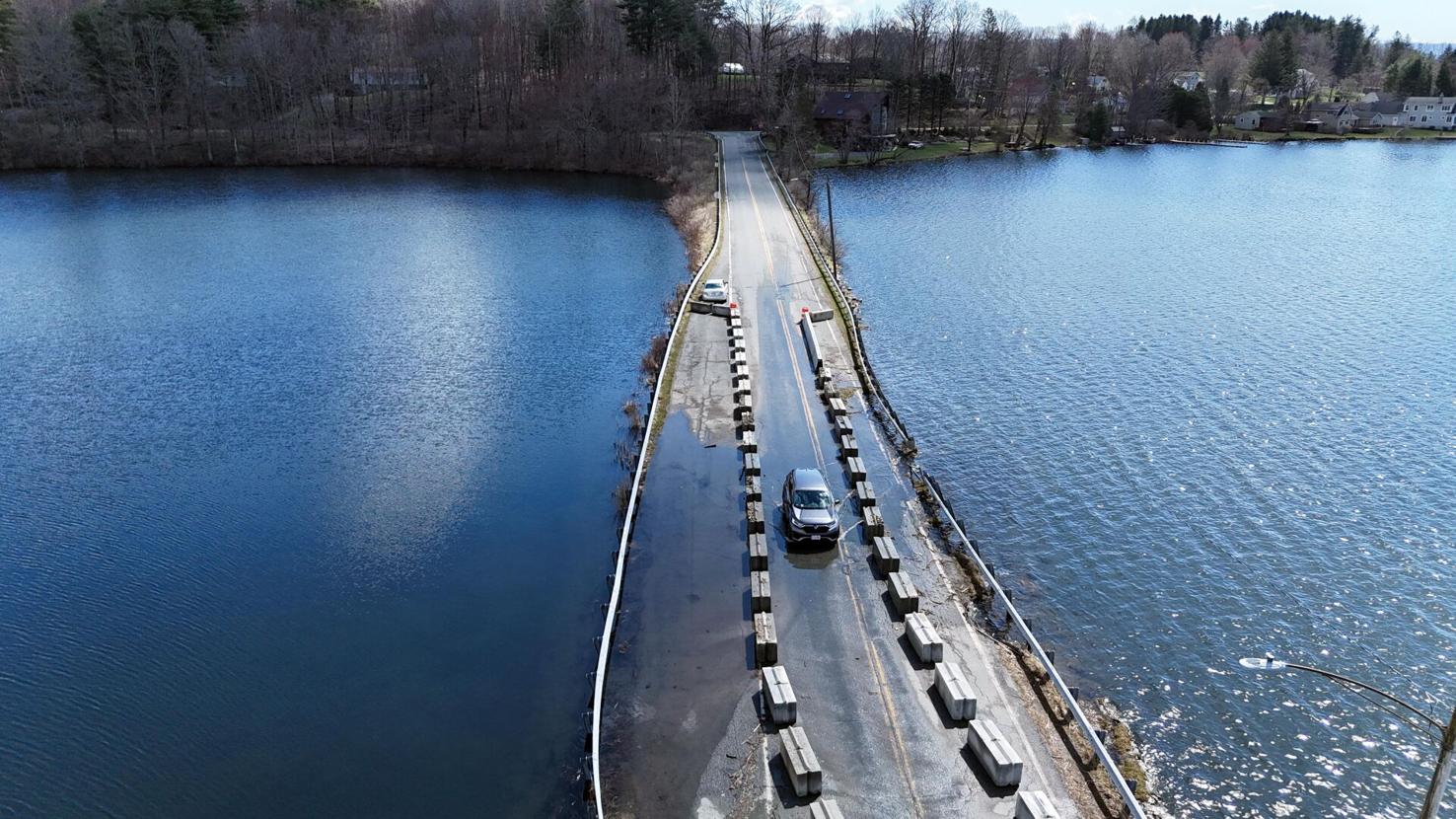 A new Pecks Road bridge is expected to arrive next month. Three other ...