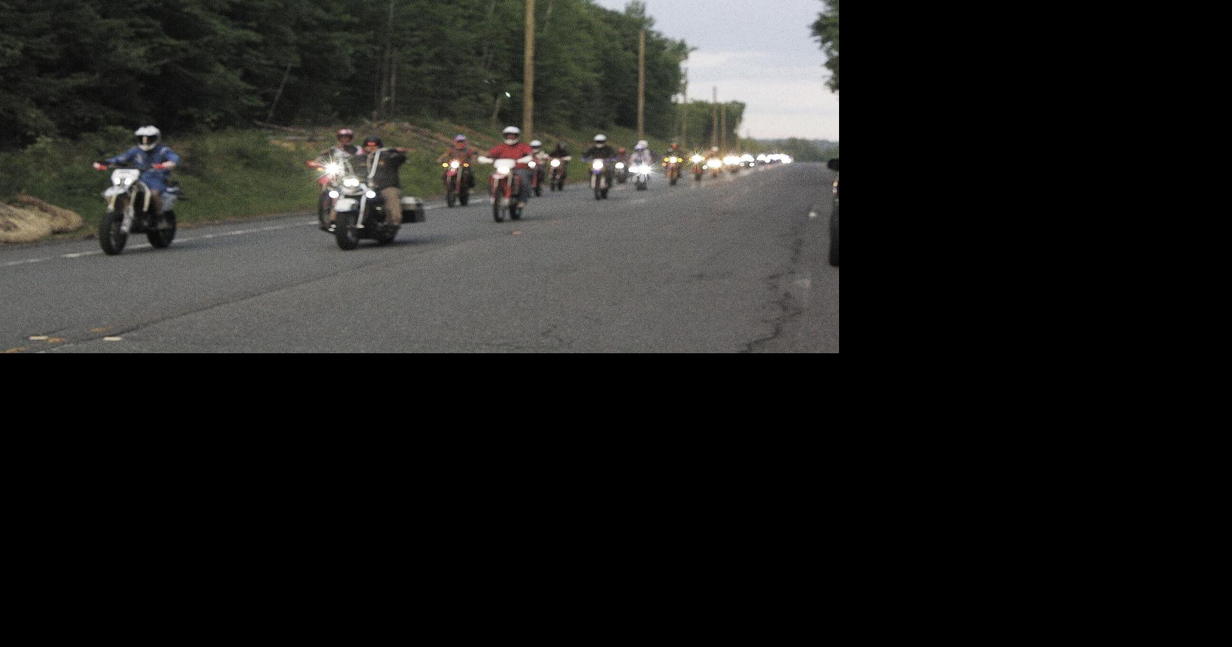 Last ride for Cameron Connally draws dozens of friends on motorcycles ...