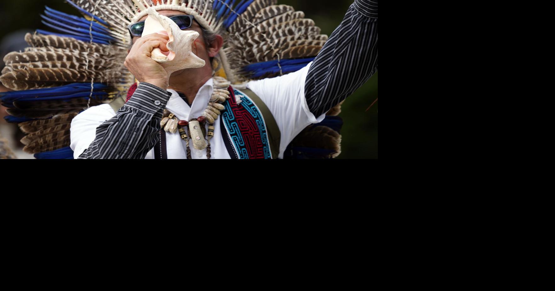 Photos: Indigenous Peoples' Day celebration and ceremonial walk on Main ...