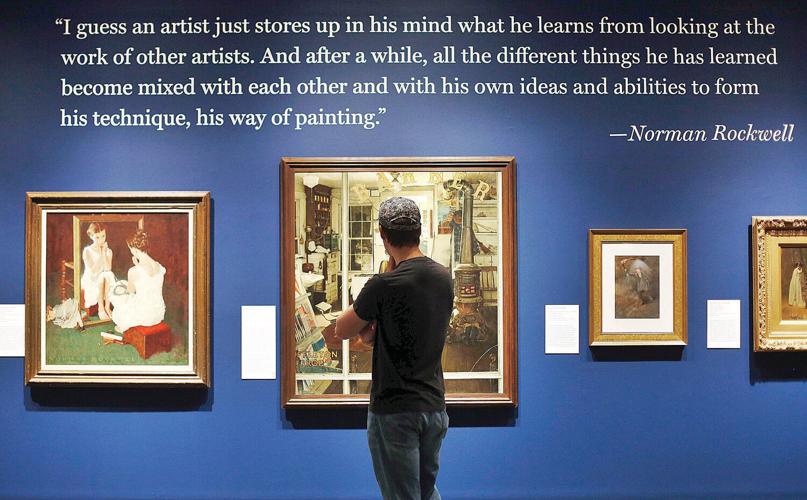Museum visitors savor their brush with 'Shuffleton's' - and Rockwell's ...
