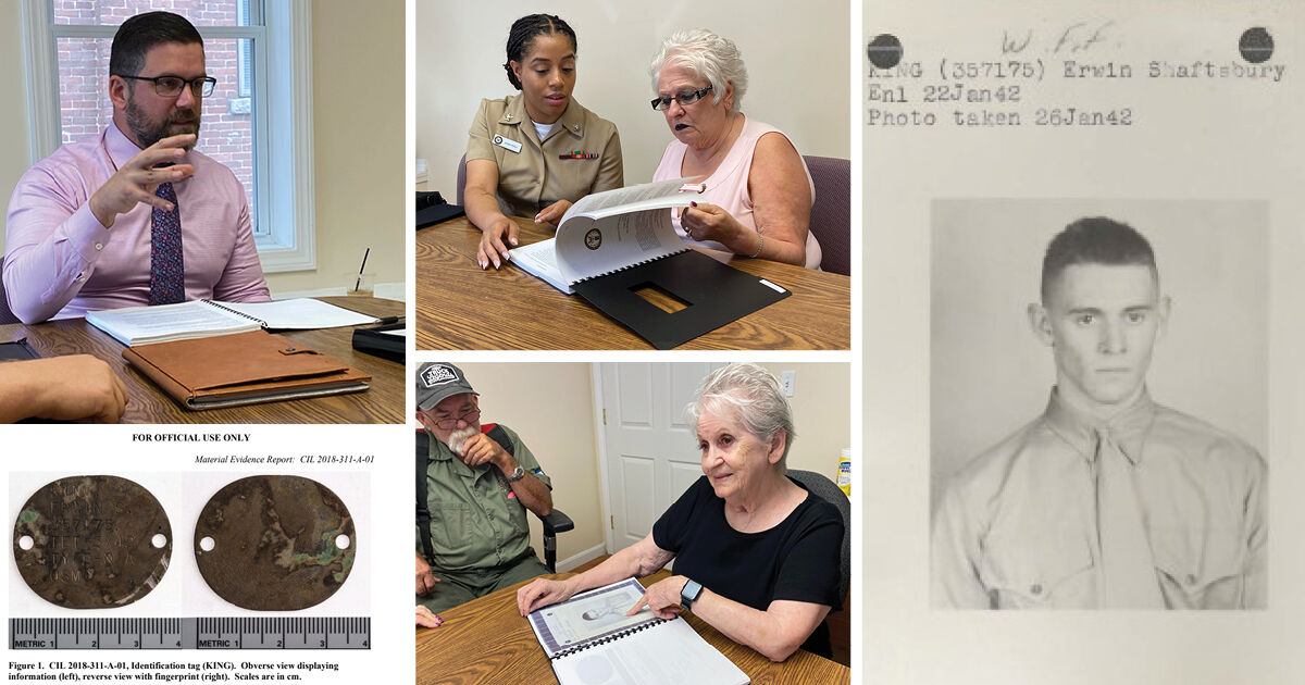 Fallen Marine Pfc. Erwin Shaftsbury King's surviving family learns ...
