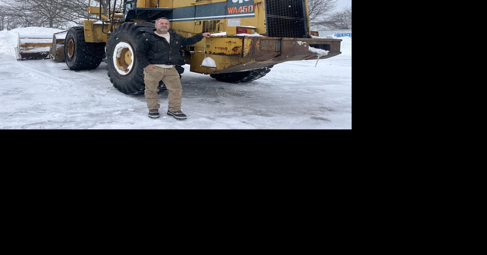 At Berkshire Crossing, snow piles rise as plow drivers work through the ...