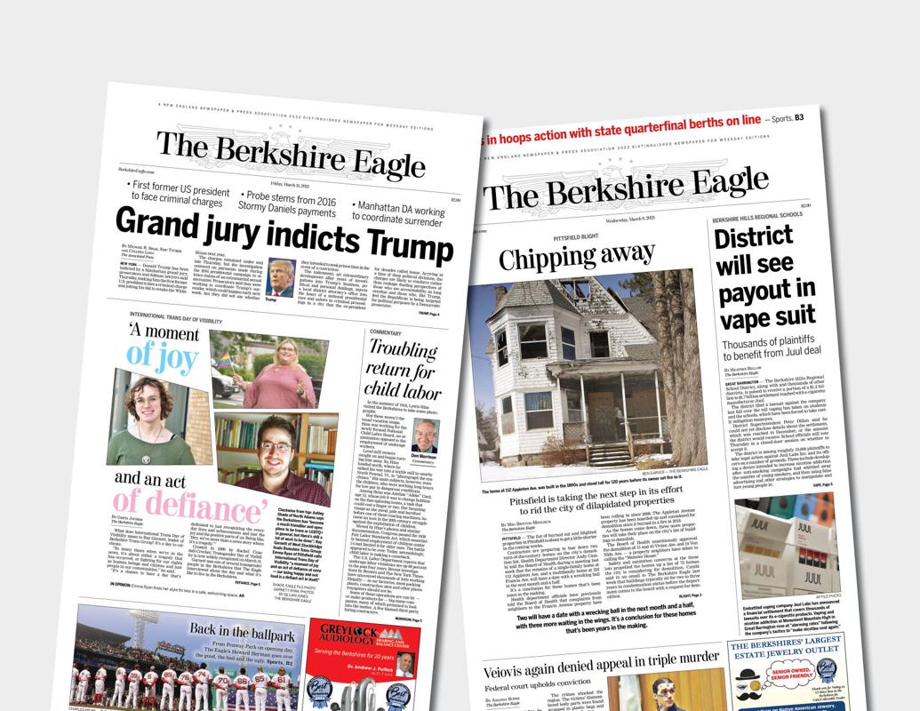 Eagle wins 2023 Newspaper of the Year honor, two Publick Occurrences ...