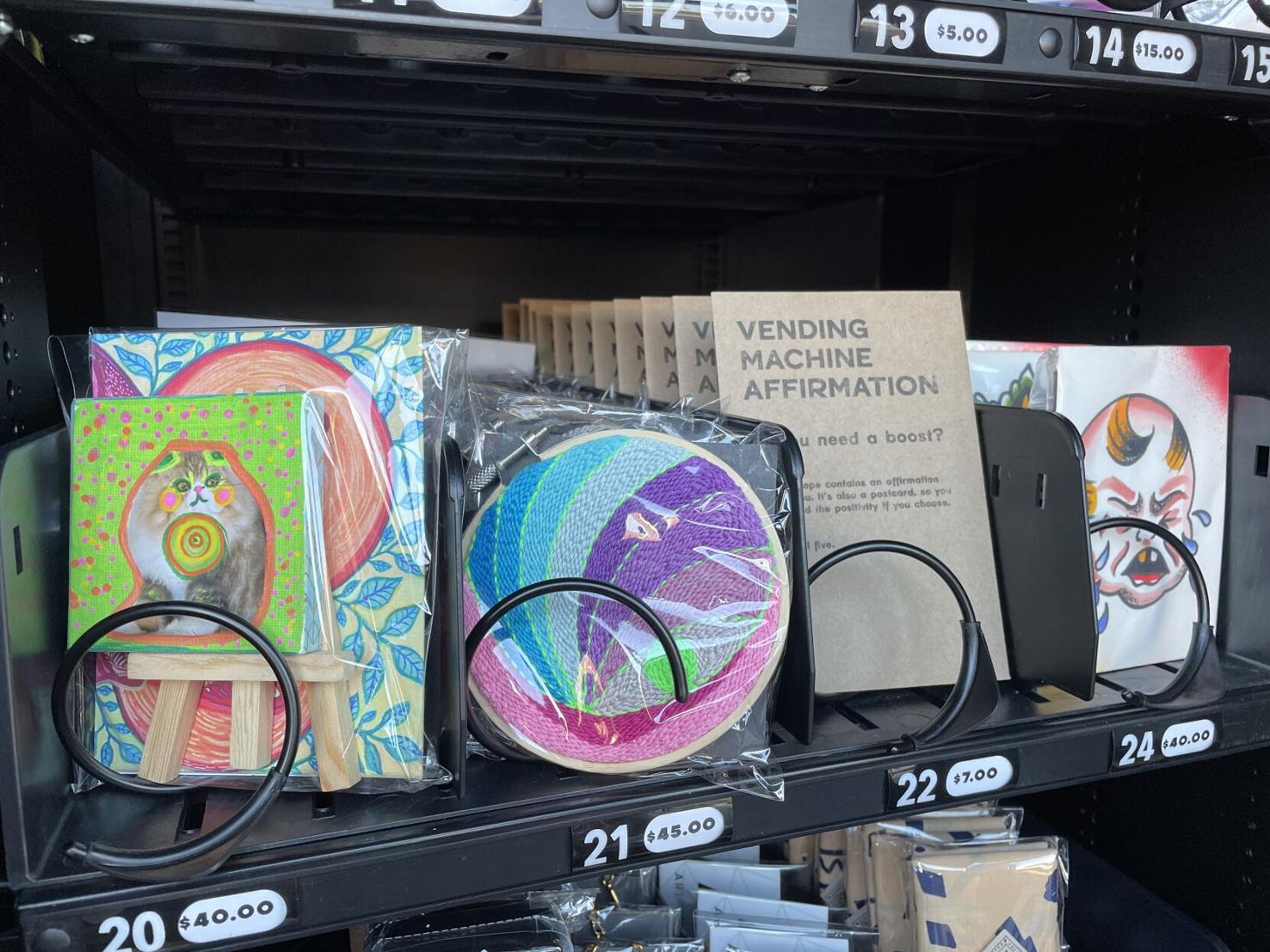 This vending machine is filled with local art | Arts and Theater ...