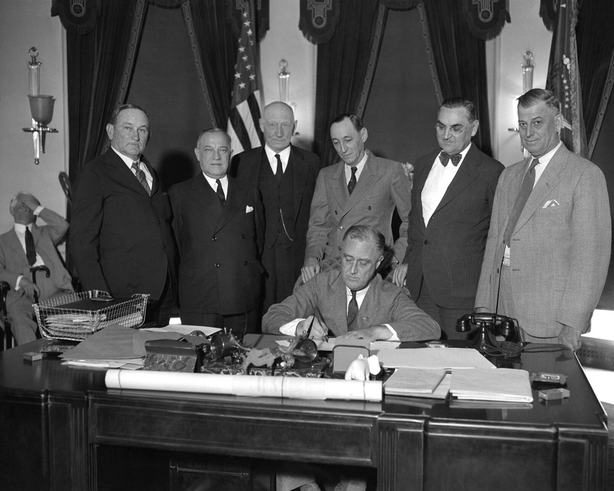 FDR Signs Public Works Bill 1933 | | berkshireeagle.com