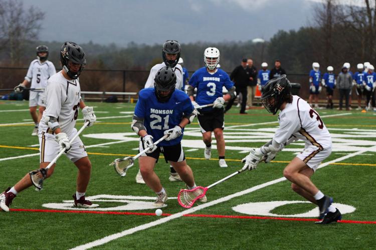 Photos: Lenox boys lacrosse beats Monson on rainy Tuesday night ...