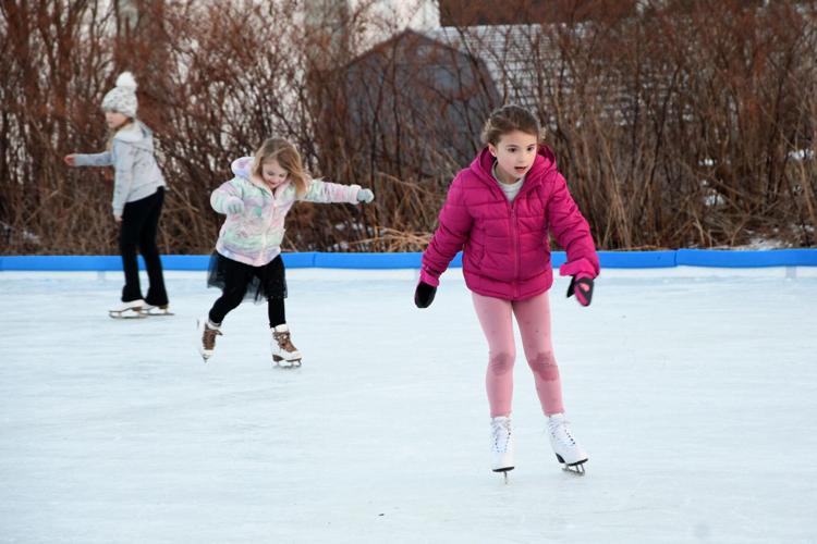 Photos: Outdoor enthusiasts enjoy Cheshire's outdoor ice skating rink ...