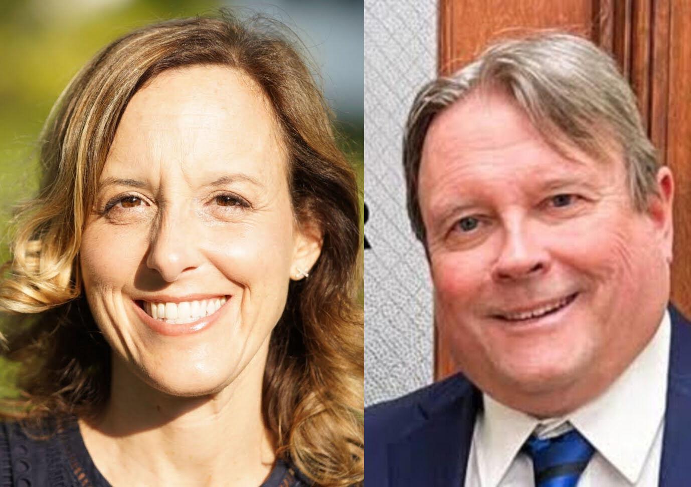 District Attorney Andrea Harrington and challenger Timothy Shugrue will ...