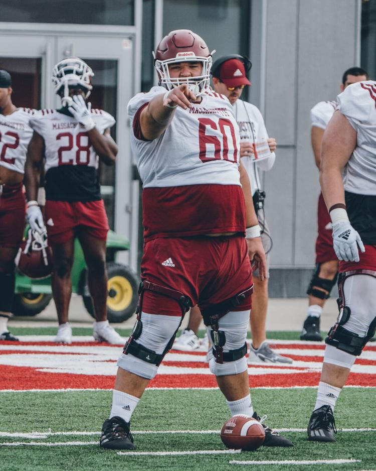 UMass lineman Josh Atwood says the adjustment from defense to offense ...