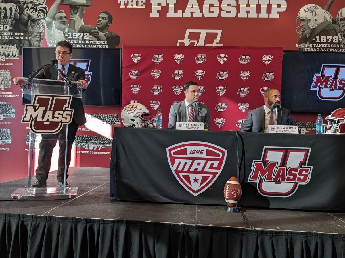 Joe Harasymiak is ready to tackle the challenge of UMass football ...