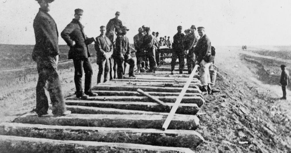 Railroad workers in late 19th century | | The Berkshire Eagle