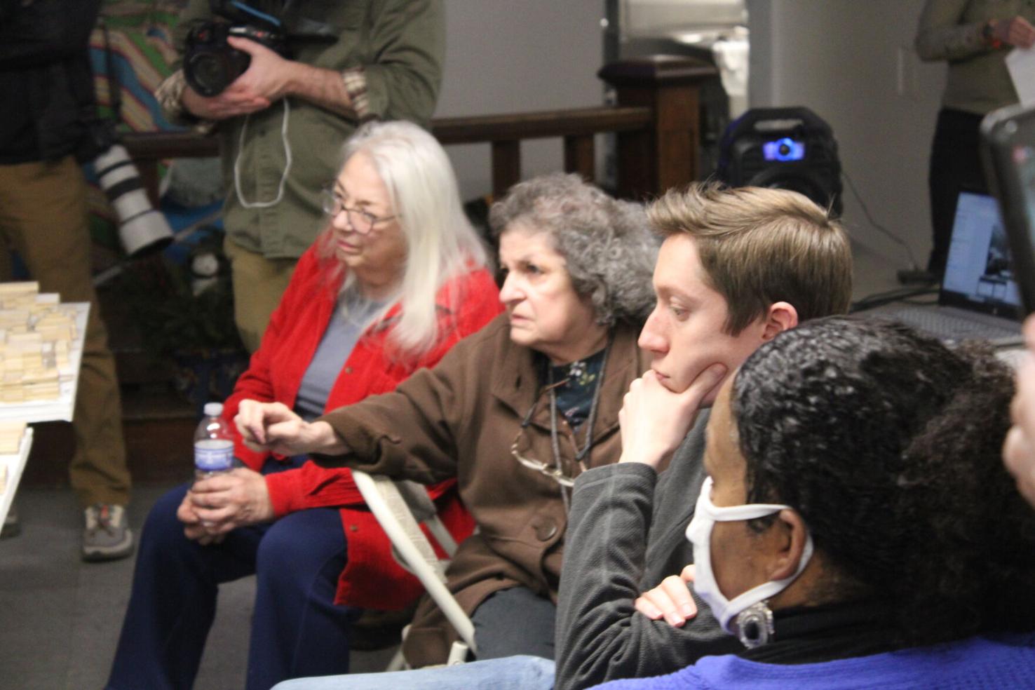 At a community meeting regarding the Francis Avenue parklet, West Side ...