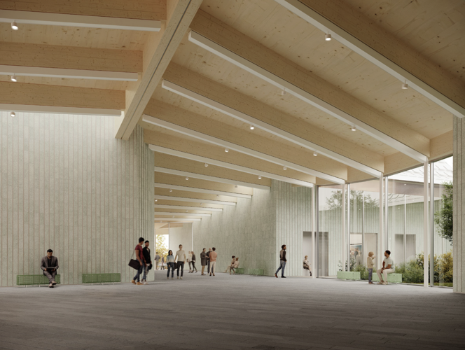 Inside Williams College Museum of Art's innovative wave-like timber ...
