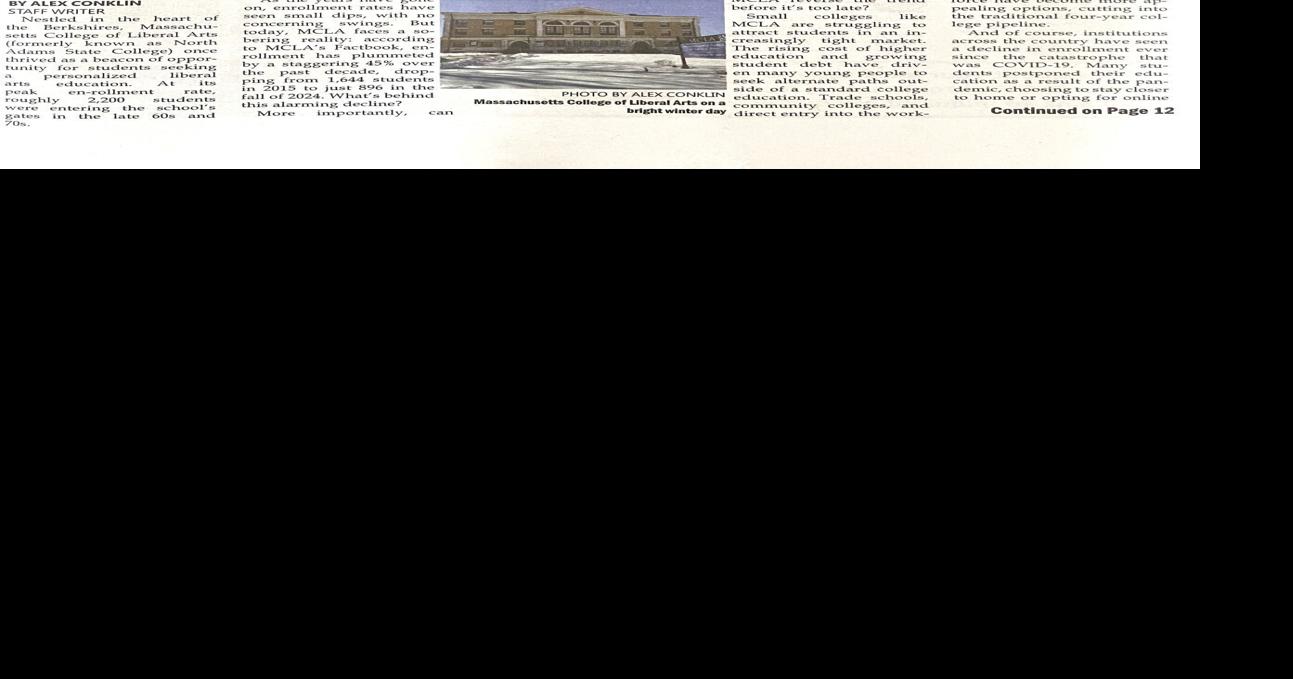 Our Opinion: Bad news for The Beacon raises tough questions for MCLA ...