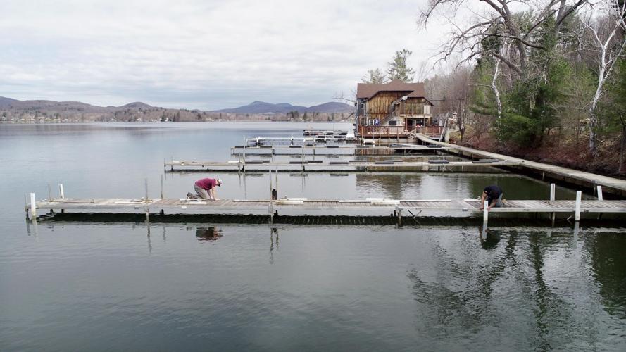 Photos: Installing docks on Pontoosuc Lake | Multimedia | The Berkshire ...
