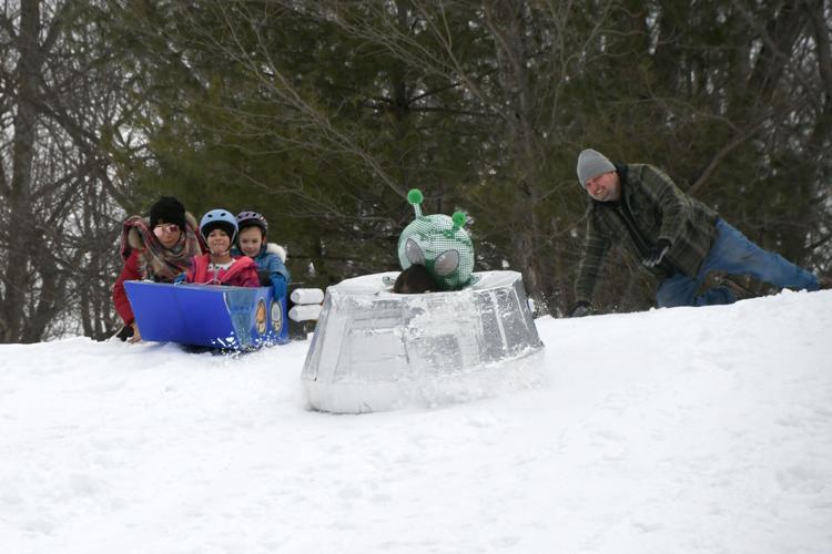 Photos: Cardboard sled races at Winterfest | Multimedia | The Berkshire ...