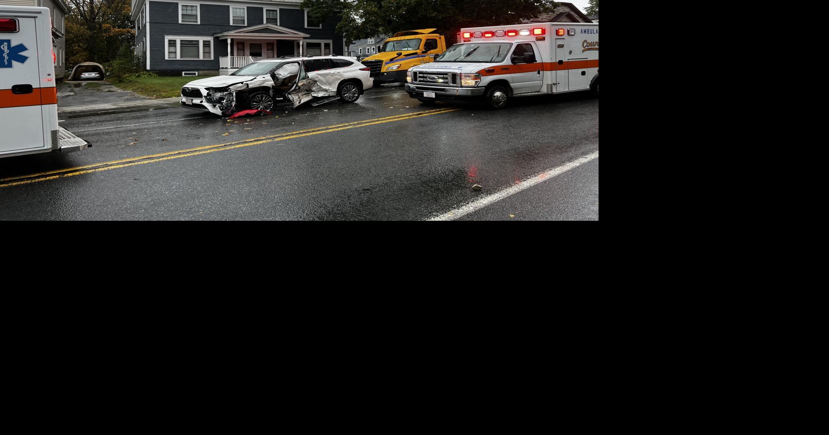 Crash on South and Crofut streets, white Toyota Highlander ...