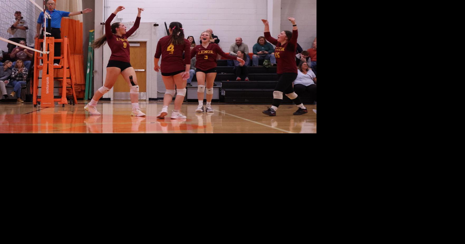 Photos: Rivalry night in Lee, with Lenox volleyball in town ...