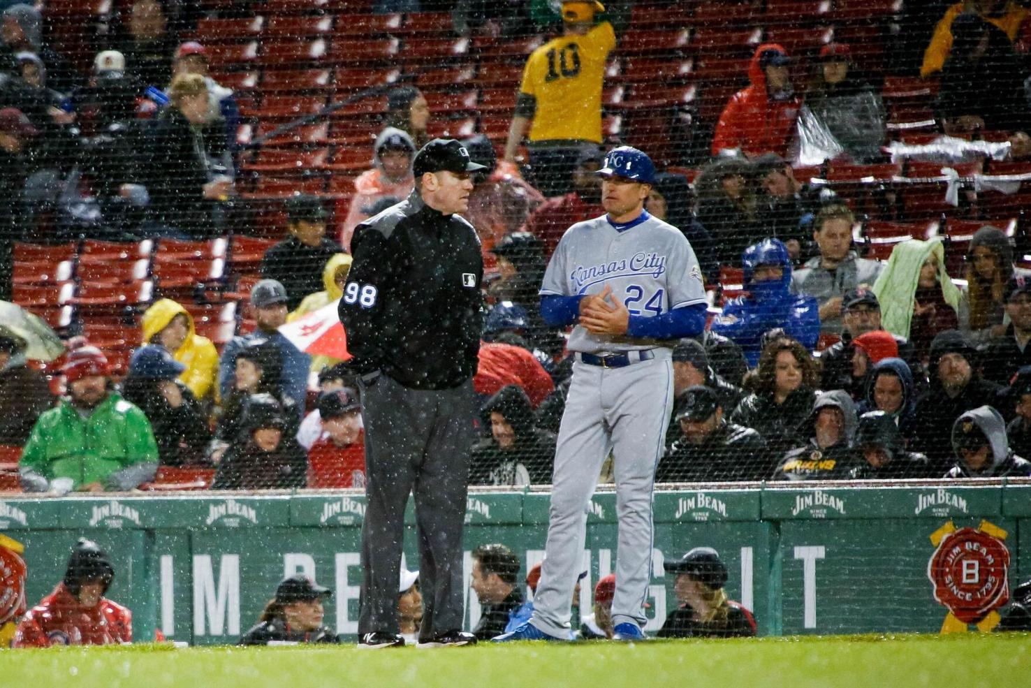 Chris Conroy is working the AL Championship Series and would be behind ...