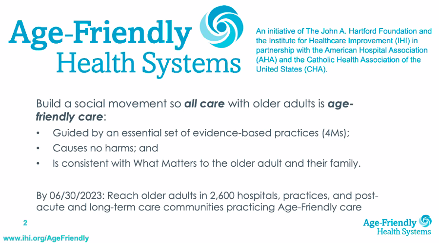 Age-Friendly Health Systems a prescription for geriatrician shortages ...