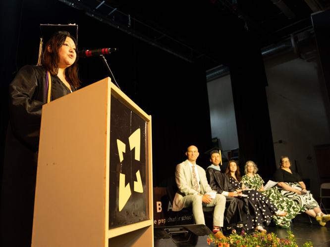 A flower, a hug and a heartfelt thank you: BART Charter seniors collect ...