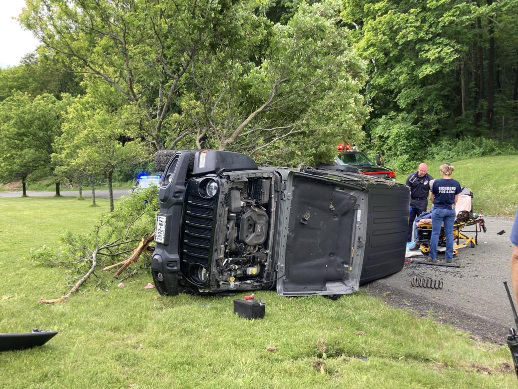 Jeep on its side | | The Berkshire Eagle