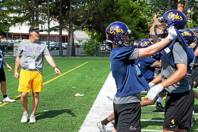 Williams football begins practice under first-year head coach ...