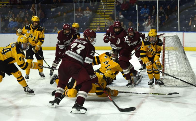 UMass Hockey ties AIC in regulation, loses in a shootout to start ...