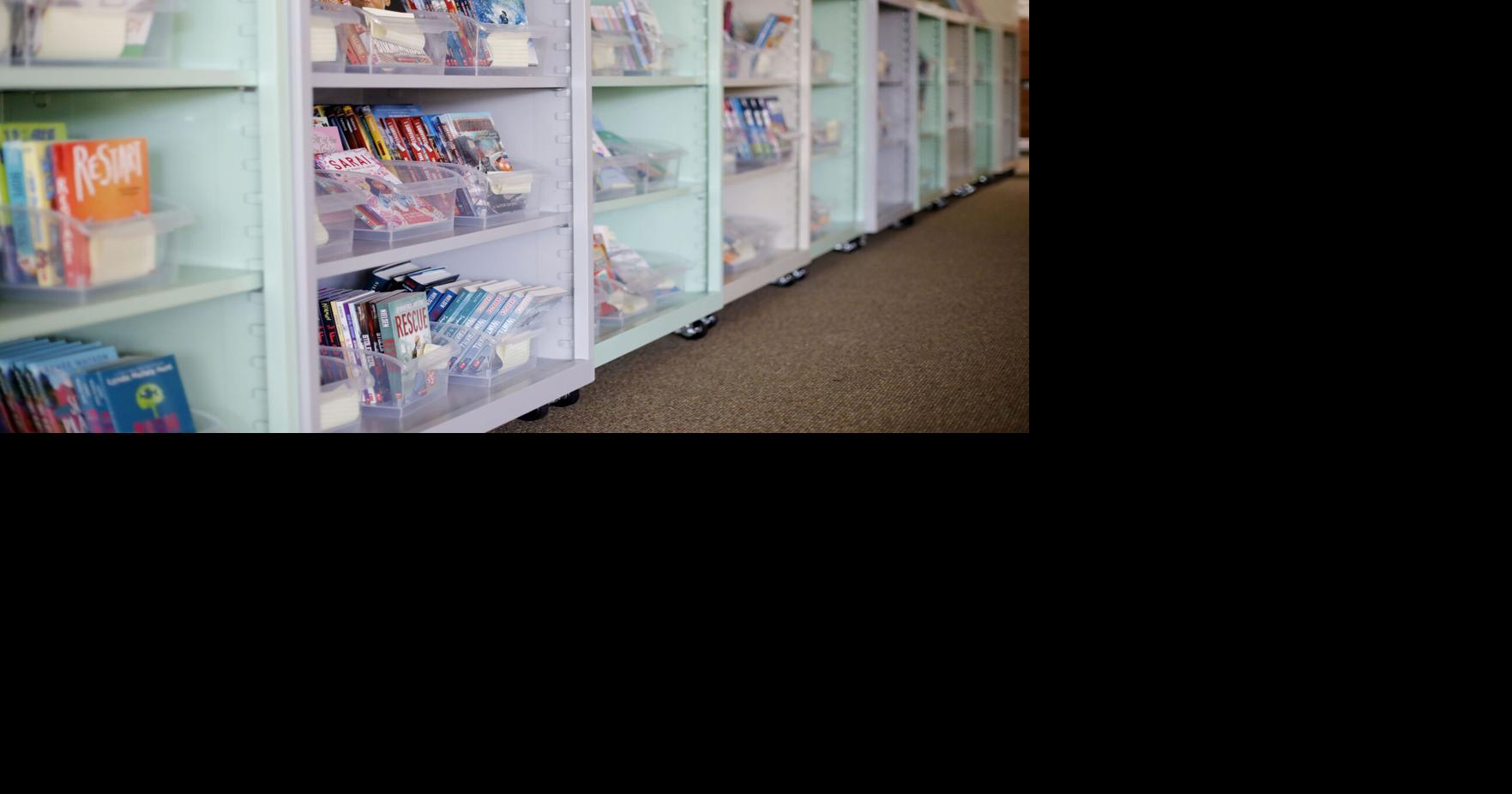shelves of books in school library | | berkshireeagle.com