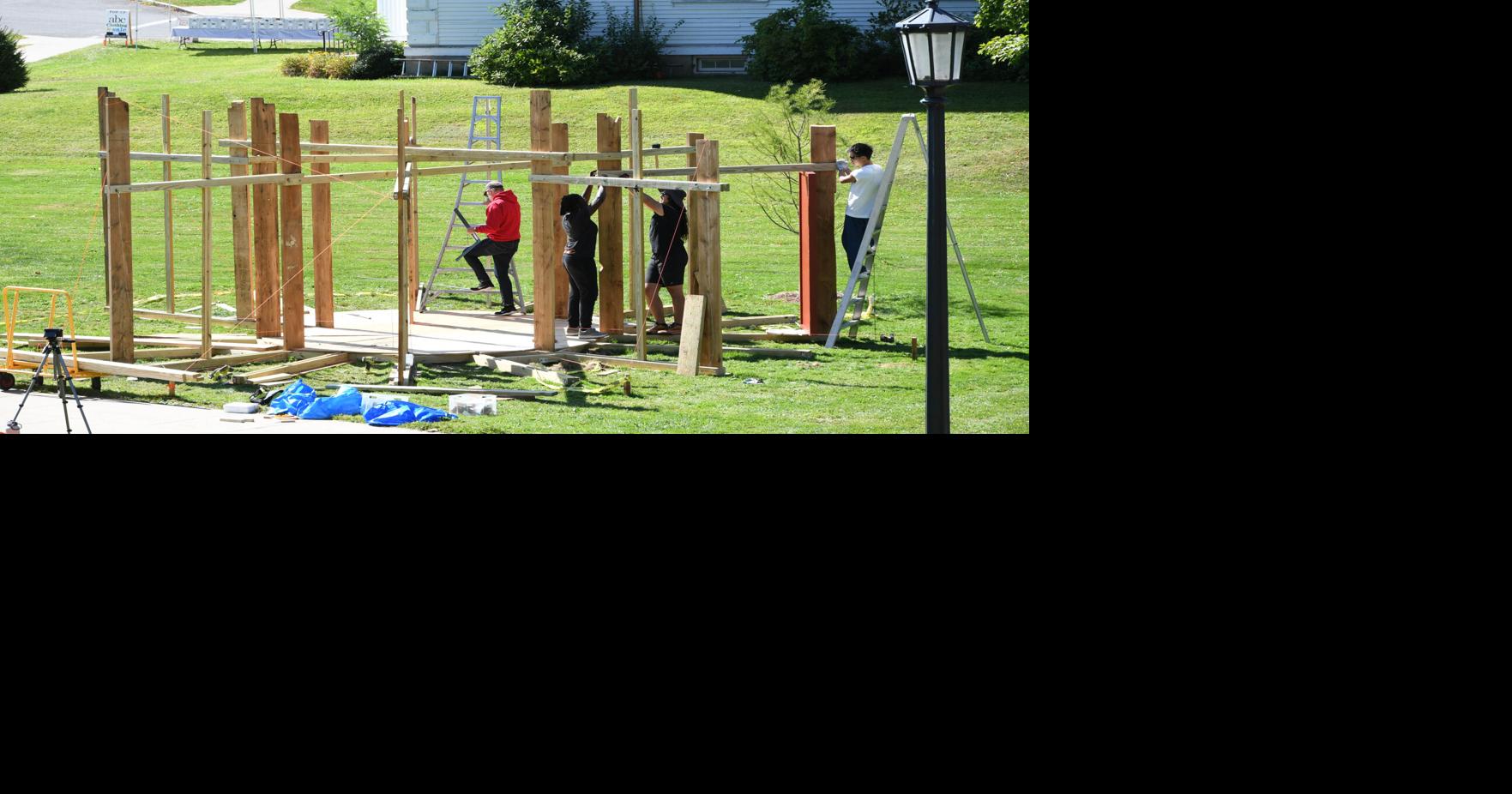 People build a pavilion | | The Berkshire Eagle