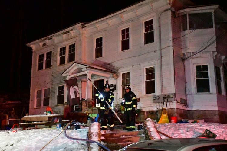 A family of three and several pets escaped a structure fire that ...