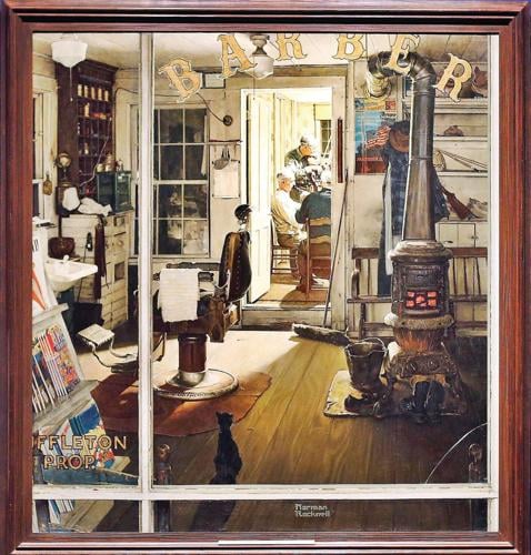 Museum visitors savor their brush with 'Shuffleton's' - and Rockwell's ...